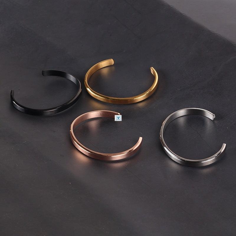 Elevate your look with our sleek stainless steel cuff bracelet, a mode ...