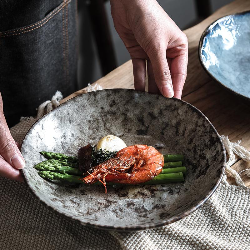 Creative ceramic dishes with a unique and unconventional design, perfe ...